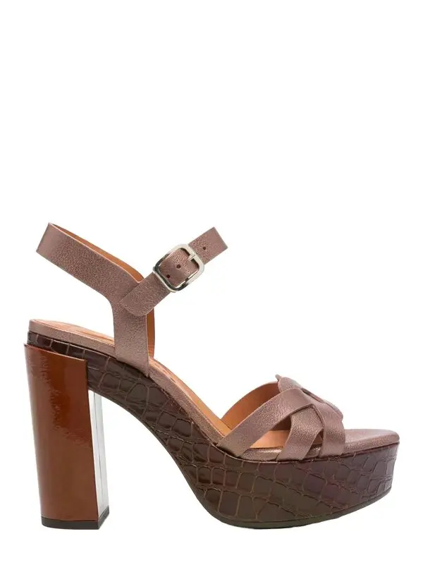 Chie Mihara 105mm Jysta Sandals - Brown