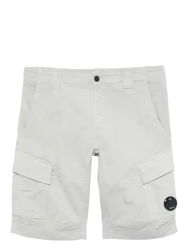C.P. COMPANY Sateen Cargo Shorts - Grey