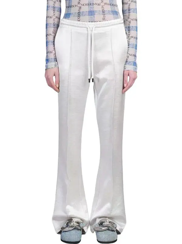 JW Anderson Drawstring-waist Track Trousers - White