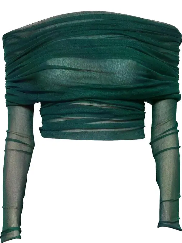Christopher Esber Veiled Top - Green