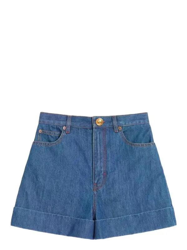 Valentino Garavani Lightweight Denim Shorts - Blue