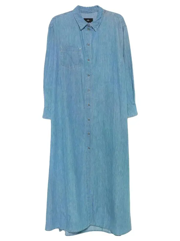 7 For All Mankind Ivy Maxi Dress - Blue