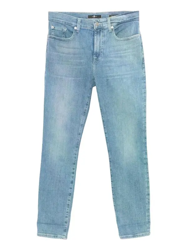 7 For All Mankind Relaxed Skinny Jeans - Blue
