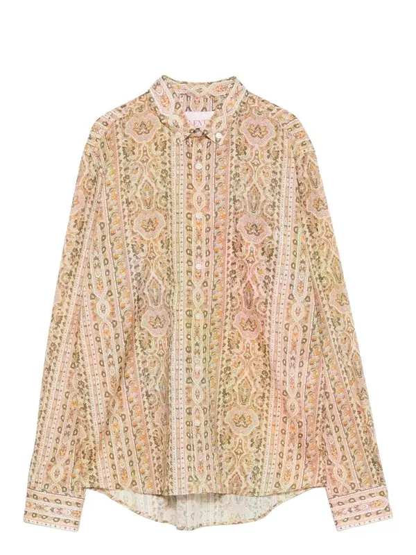 Valentino Garavani Paisley-print Shirt - Neutrals
