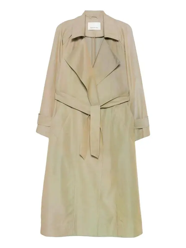 THE FRANKIE SHOP Astoria Trench Coat - Brown