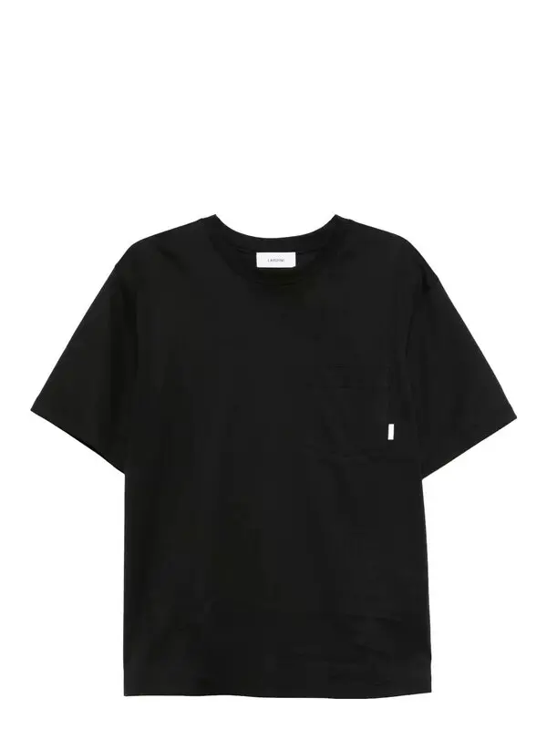 LARDINI Cotton T-shirt - Black