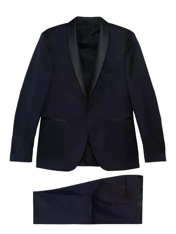 Tagliatore Virgin Wool Suit - Blue
