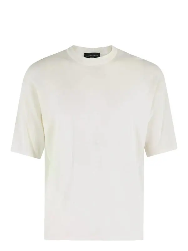 ROBERTO COLLINA Cotton T-shirt - White