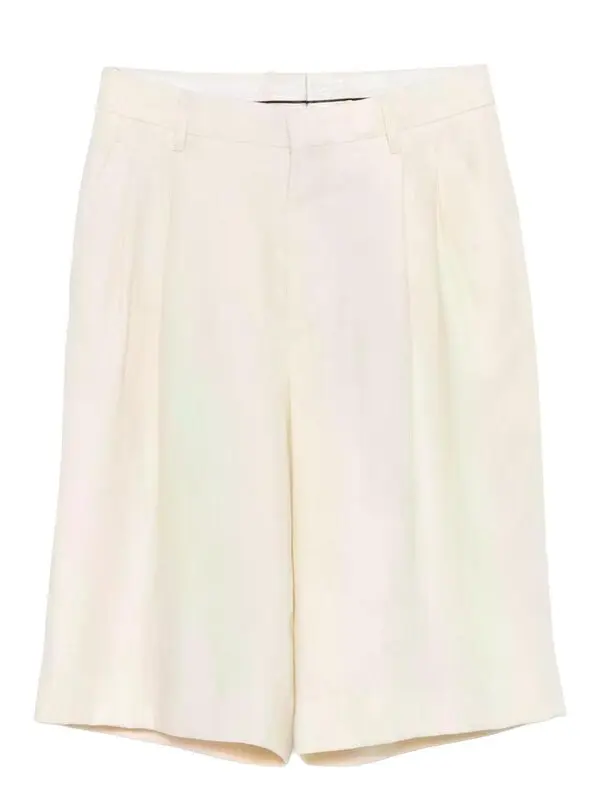 Tagliatore B-effie Pleated Shorts - Neutrals