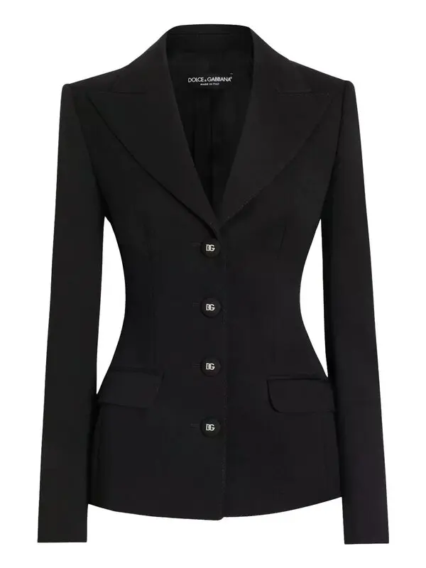 Dolce & Gabbana Peak-lapels Blazer - Black