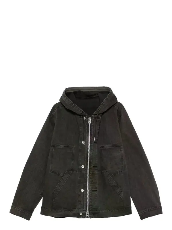 Sacai Hooded Jacket - Grey