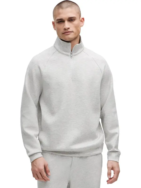 Lululemon Smooth Spacer Quarter Zip - Heathered Core Ultra Light Grey