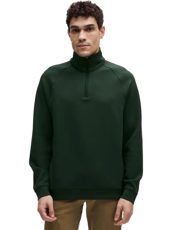 Lululemon Smooth Spacer Quarter Zip - Rainforest Green