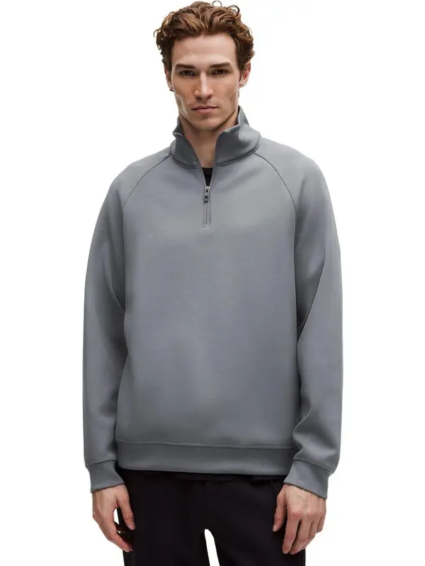 Lululemon Smooth Spacer Quarter Zip - Solar Grey