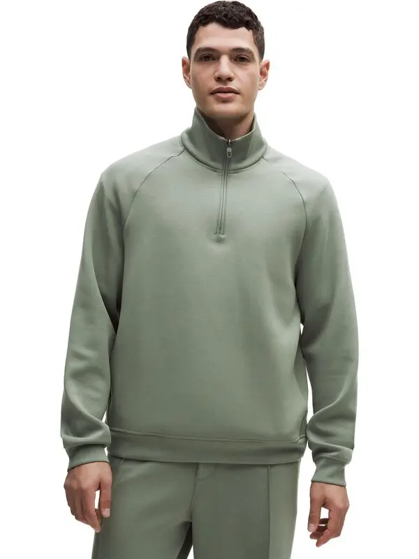 Lululemon Smooth Spacer Quarter Zip - Willow Leaf