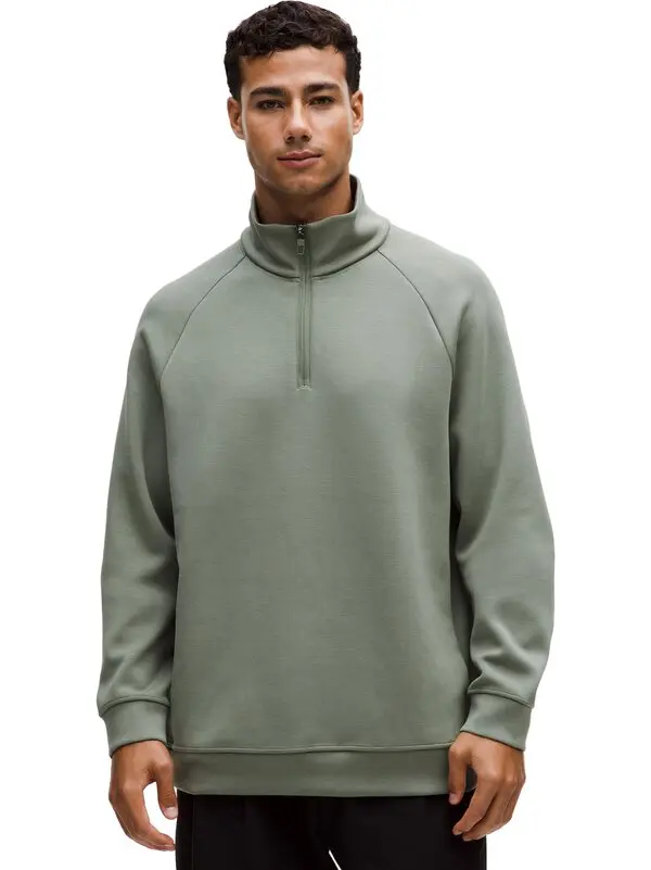 Lululemon Smooth Spacer Quarter Zip - Willow Leaf