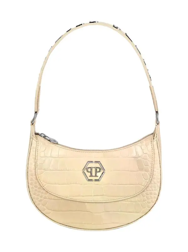Philipp Plein Galaxy Crocodile-embossed Tote Bag - Neutrals
