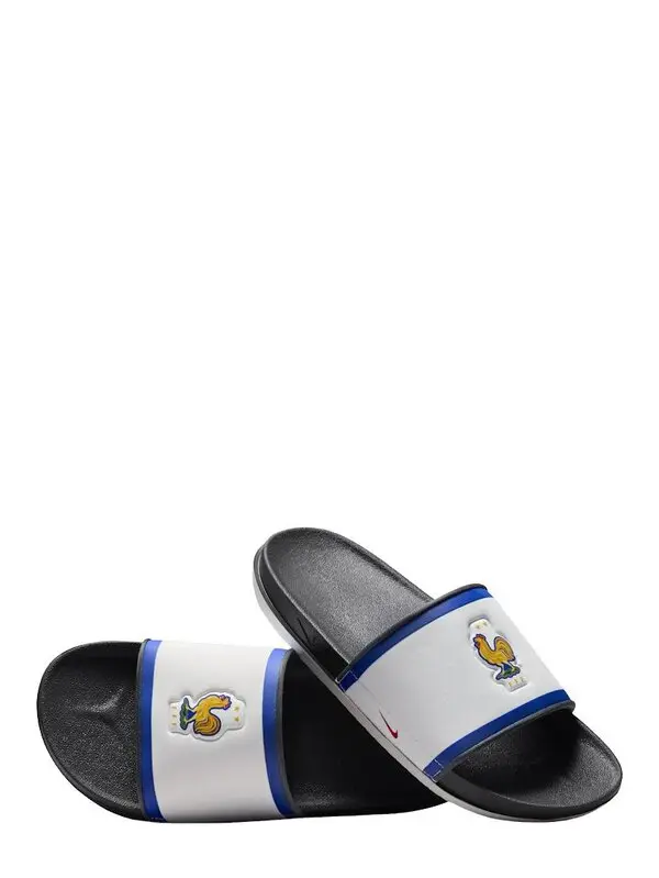 Nike Offcourt Slide France - White/dark Smoke Grey/university Red