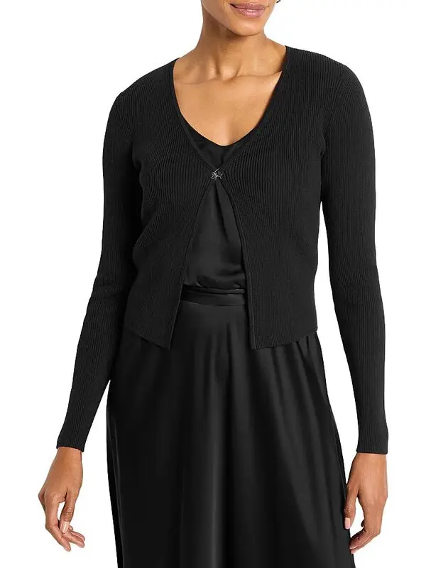 NIC+ZOE Cool Nights Cardigan - Black Onyx