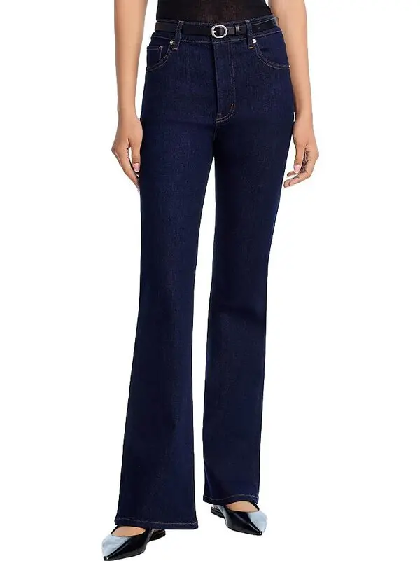 FRAME The Reboot High-rise Ankle Bootcut Jeans - Rinse