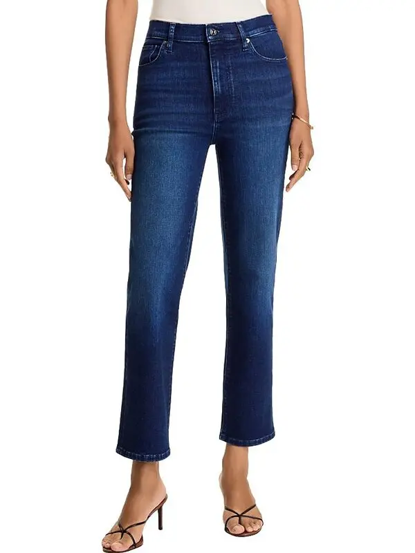 FRAME Le Sleek Straight Jeans - Ultraviolet