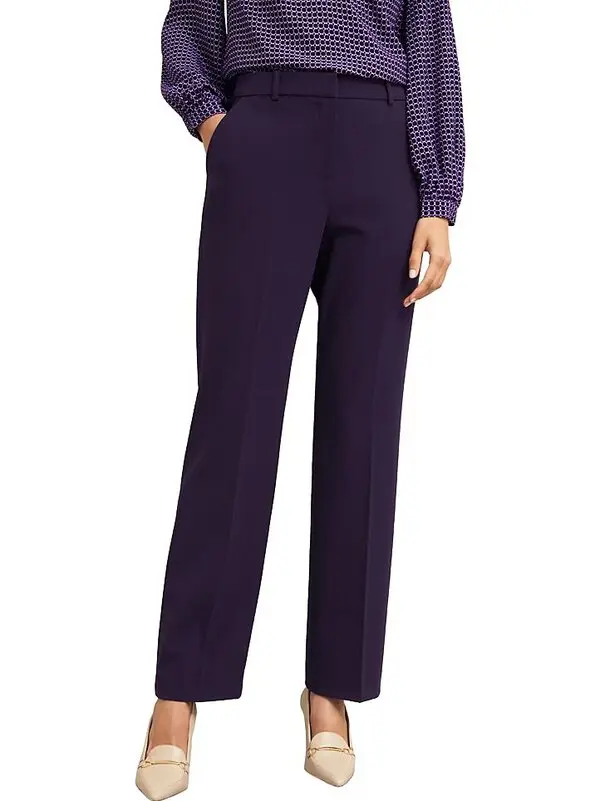 HOBBS LONDON Fenella Trousers - Grape Purple
