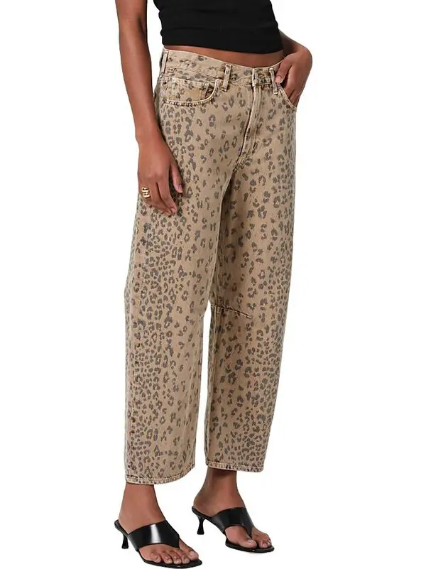 Citizens Of Humanity Miro High-rise Relaxed Jeans - Natural Cheetah
