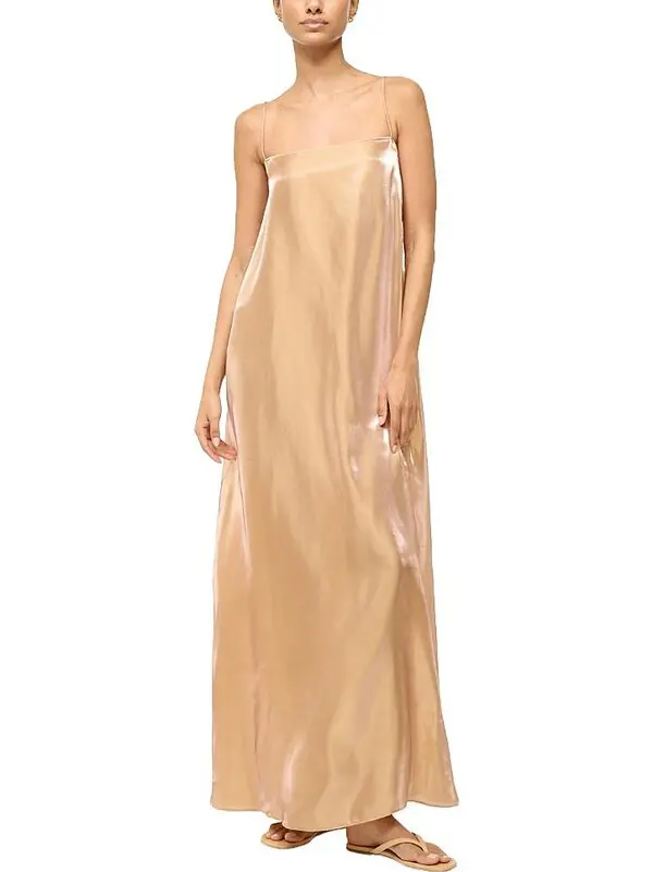 Staud Delfina Maxi Dress - Rose Gold