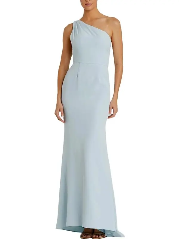 Mac Duggal Ieena Collection One-shoulder Gown - Powder Blue
