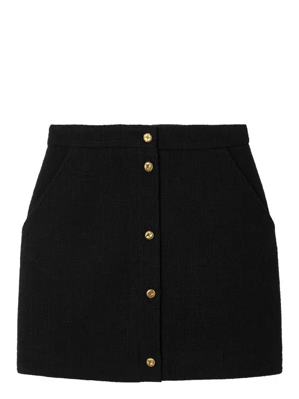 BLAZÉ MILANO Missy Appaloosa Mini Skirt - Black