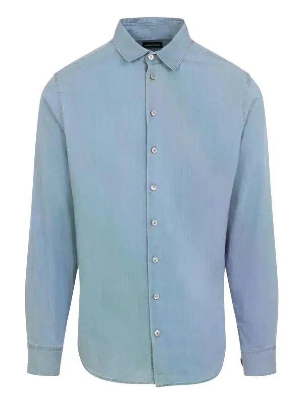Giorgio Armani Cotton Shirt - Blue