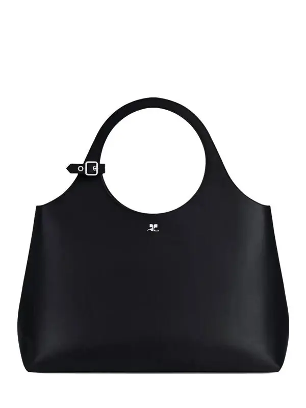 COURREGES Large Tote Bag - Black