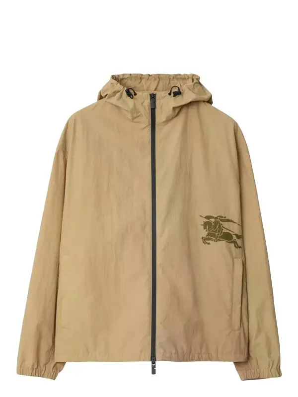 Burberry Lightweight Hooded Jacket - Neutrals