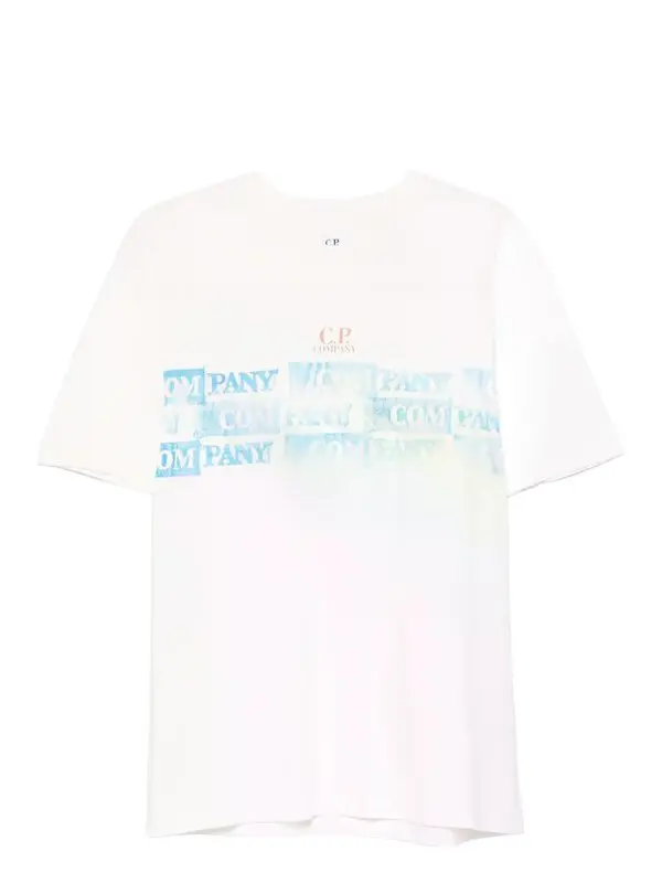 C.P. COMPANY Logo-print T-shirt - White