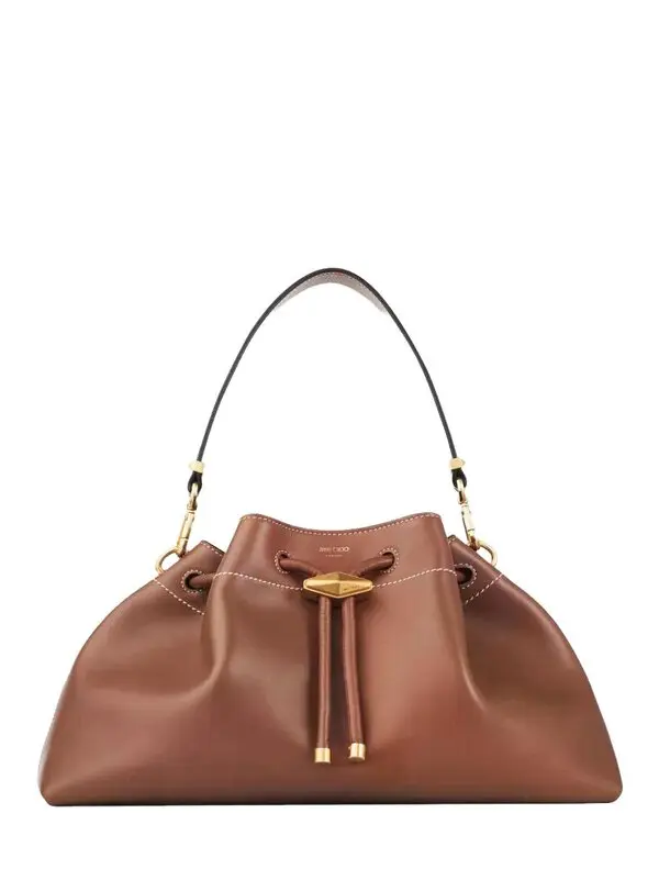 JIMMY CHOO Medium Cinch Shoulder Bag - Brown
