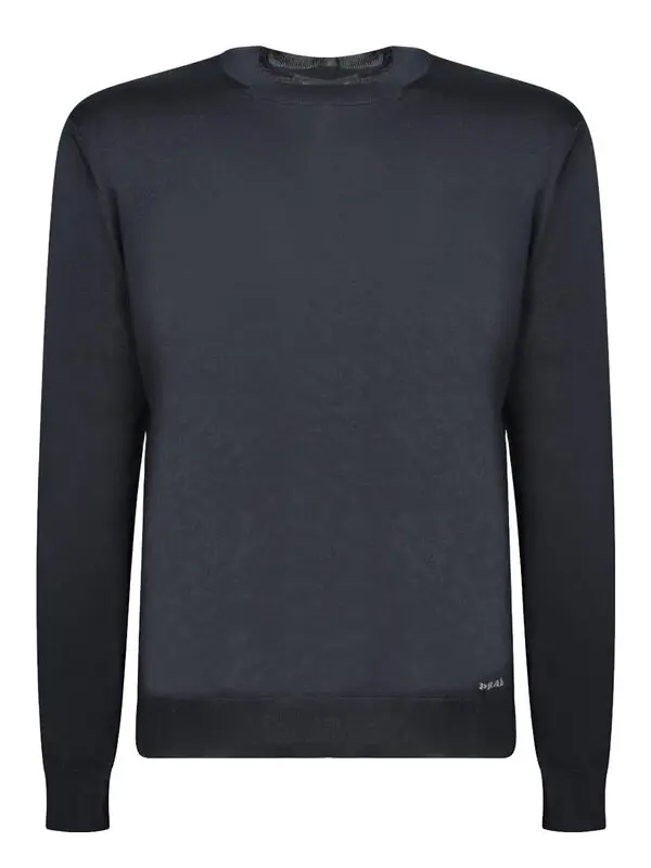 Prada Silk Crewneck Sweater - Blue