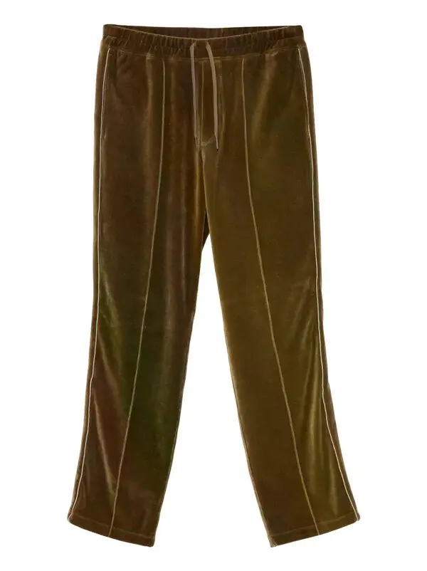 TOM FORD Velour Track Pants - Green