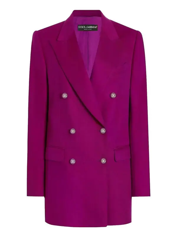 Dolce & Gabbana Crepe Blazer - Pink