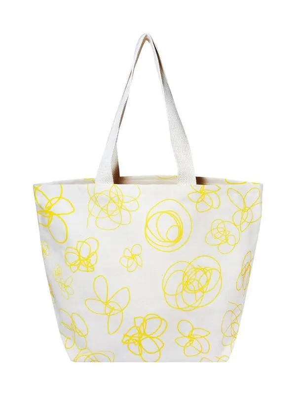 DANCE HAPPY Fiona Wide Tote Bag - Sunshine Yellow