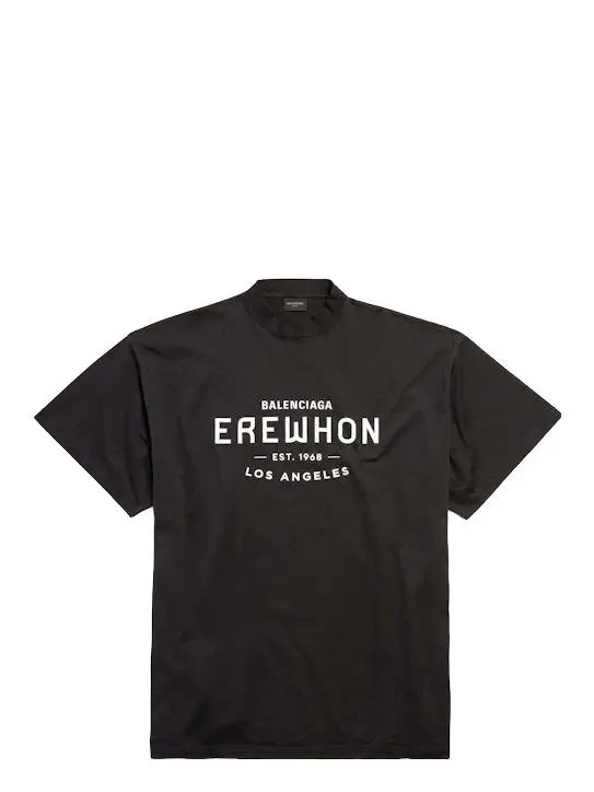 Balenciaga X Erewhon Los Angeles T-shirt Oversized - Black/white