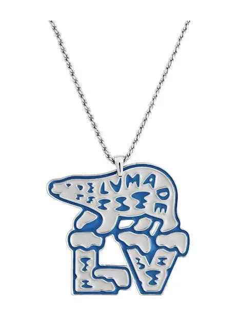 LOUIS VUITTON X Nigo Mountain Bear Necklace - Silver