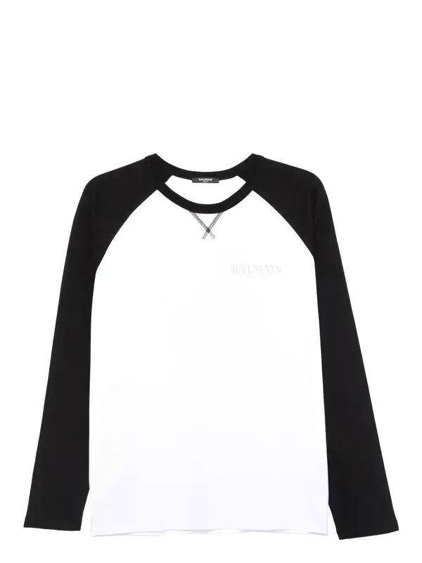 Balmain Two-tone T-shirt - White