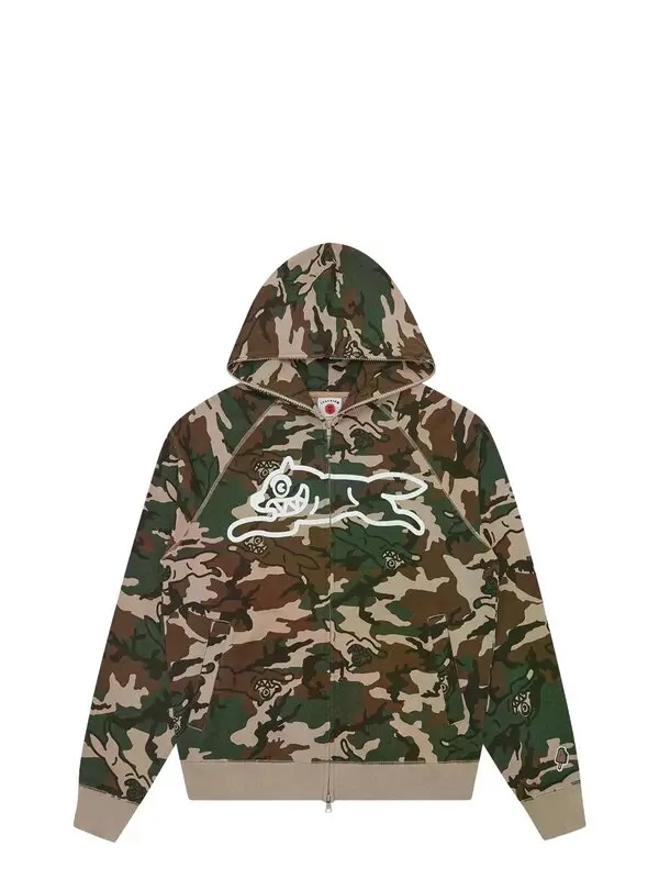 ICECREAM Camouflage-print Hoodie - Neutrals