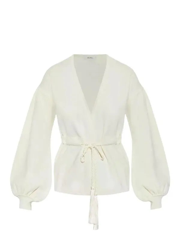 Max Mara Wool Blouse - White