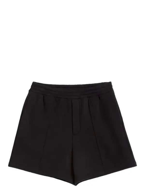 Valentino Garavani Cotton Track Shorts - Black