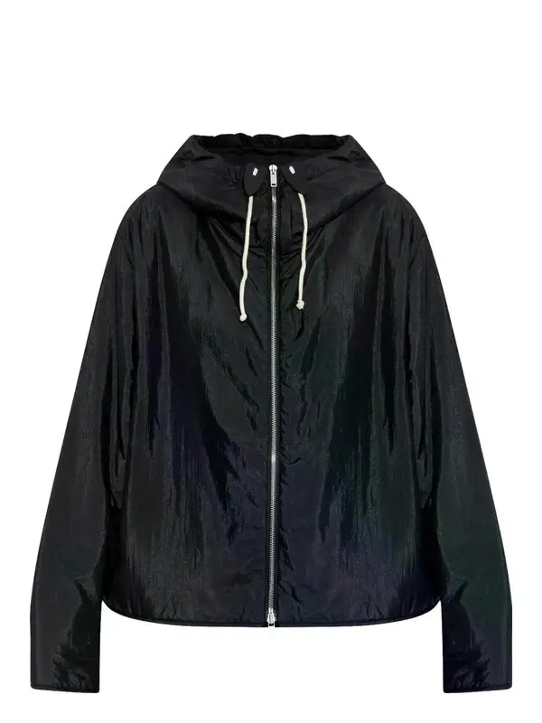 JIL SANDER Hooded Jacket - Black