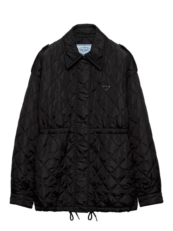 Prada Lightweight Re-nylon Blouson Jacket - Black