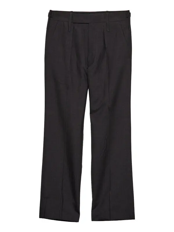Prada Mohair And Silk Pants - Anthracite Gray