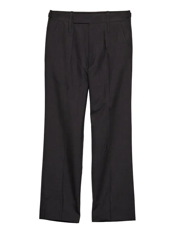 Prada Mohair And Silk Pants - Grey