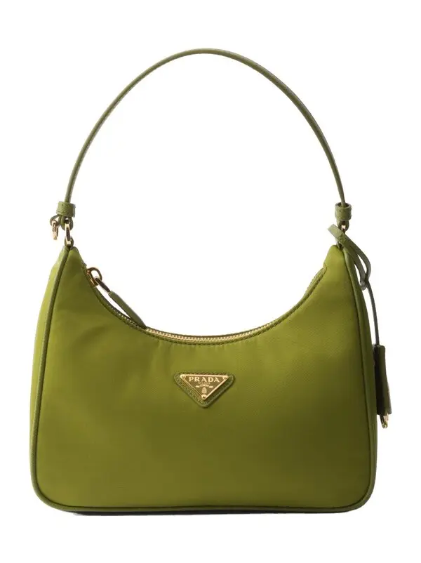 Prada Re-edition 2005 Re-nylon And Saffiano Mini Bag - Green